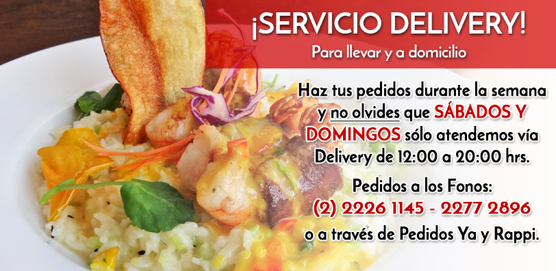 Bienvenidos a Sol Sublime Restaurant, Gastronomía Peruana